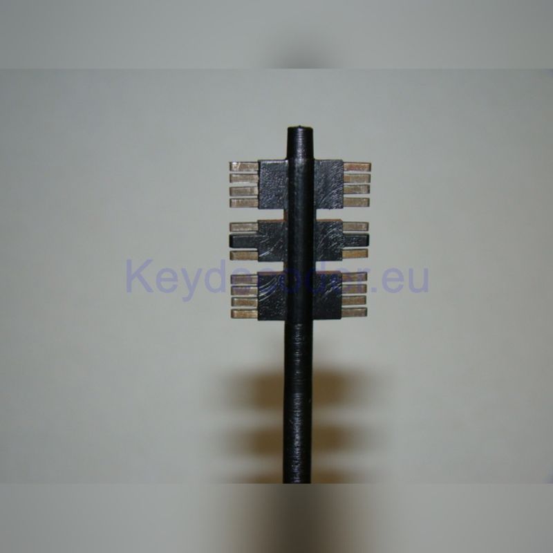 Lockpick Border 4-1+1-4 with locking swaybolt - Keydecoder