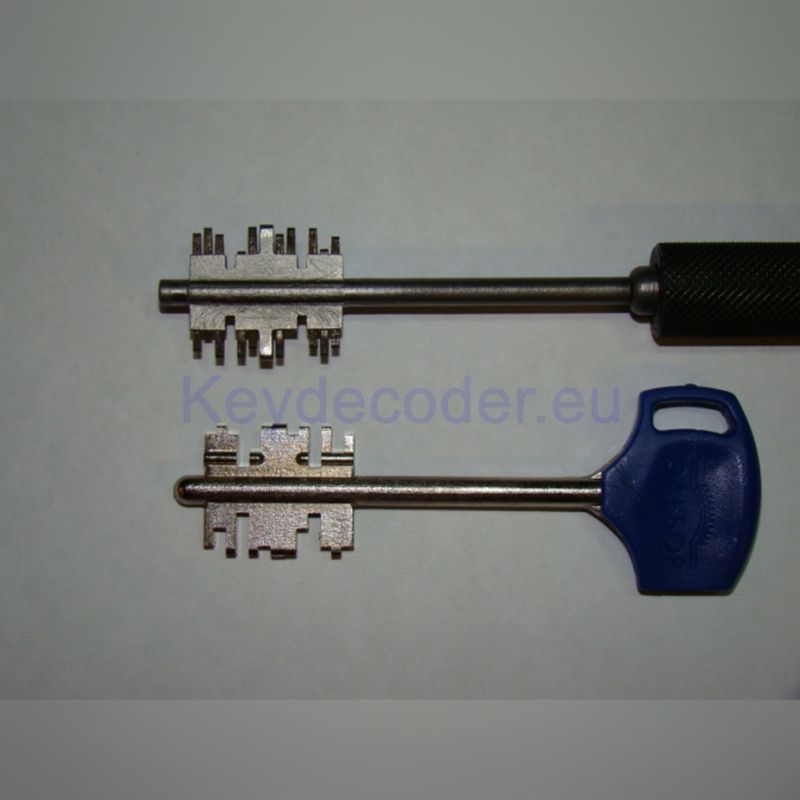 Self-impression Elbor Saphire 3-2+2-3 with locking swaybolt - Keydecoder