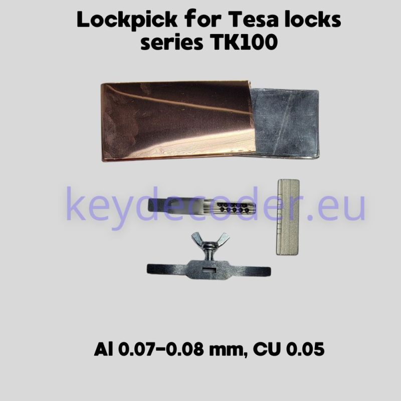 Lockpick for Tesa TK100 lock - Keydecoder