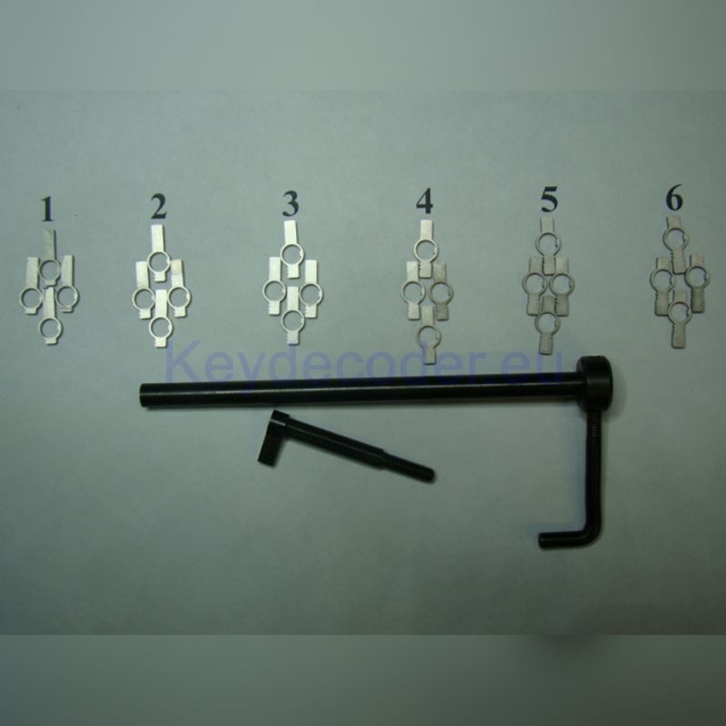 Set key for Mauer, series 74 - Keydecoder