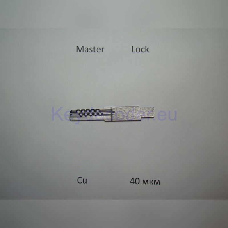 Self-impression Master Lock - Keydecoder