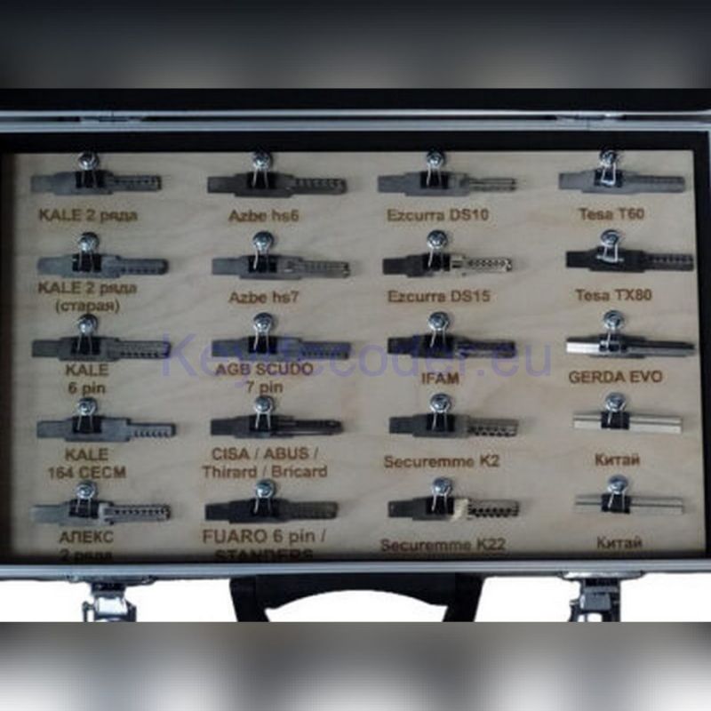 Self-impression lock pick set for cylinders №1 - Keydecoder