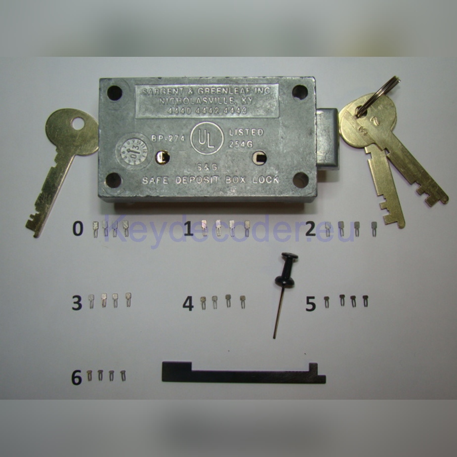 Set key for Sargent&Greenleaf, series 4440 - Keydecoder