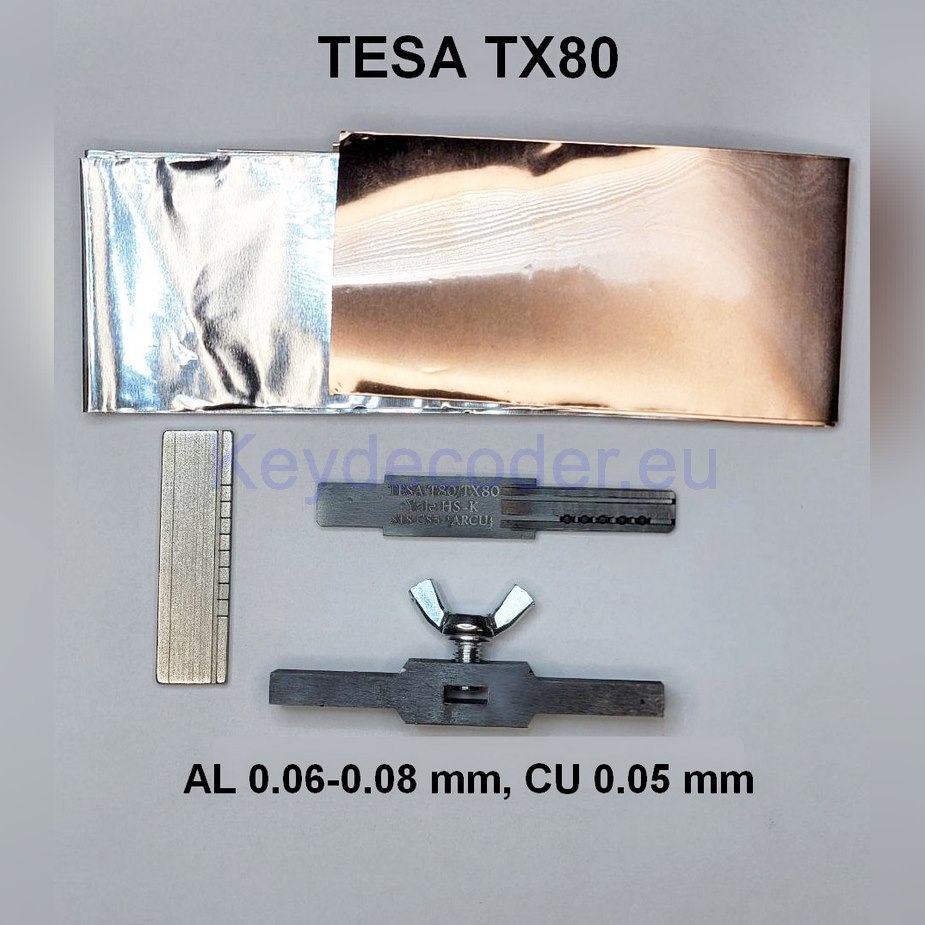 Lockpick Tesa TX80 - Keydecoder