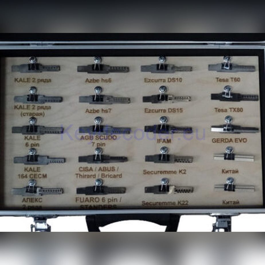 Self-impression lock pick set for cylinders №1 - Keydecoder