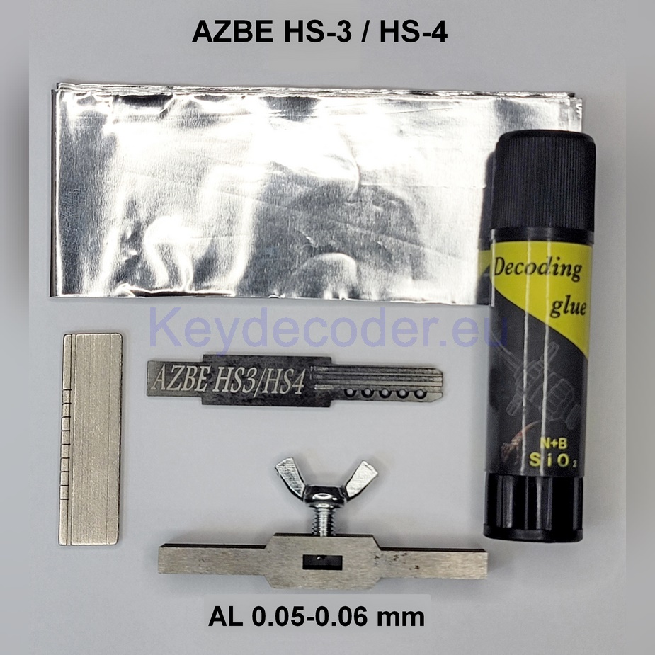 Lockpick Azbe HS3 and HS4 - Keydecoder