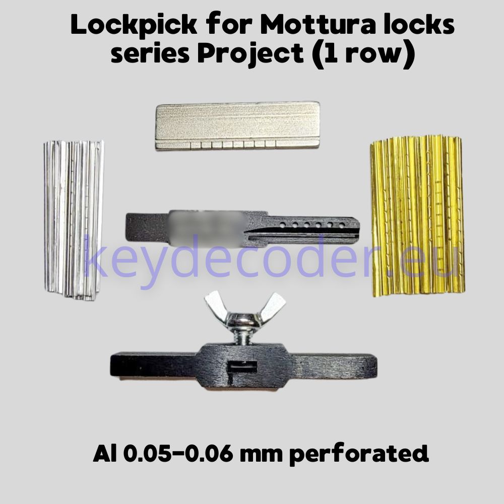 Lockpick for Mottura ProJect (single-row) lock - Keydecoder