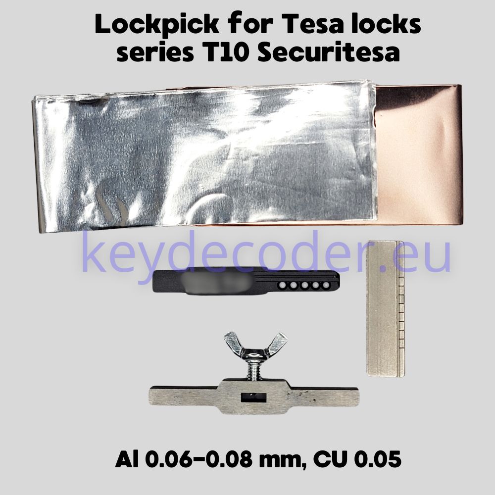 Lockpick for TESA T10 SECURITESA lock - Keydecoder