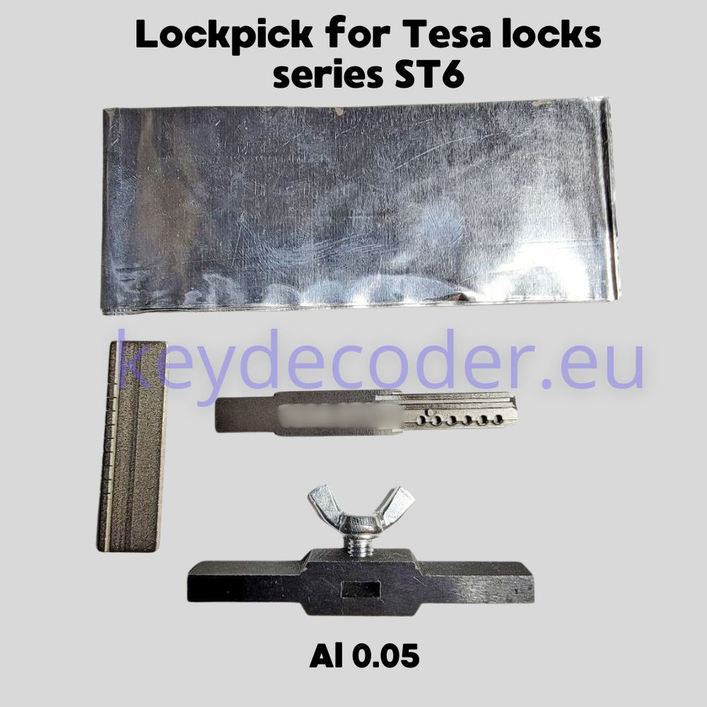 Lockpick for TESA ST6 lock - Keydecoder