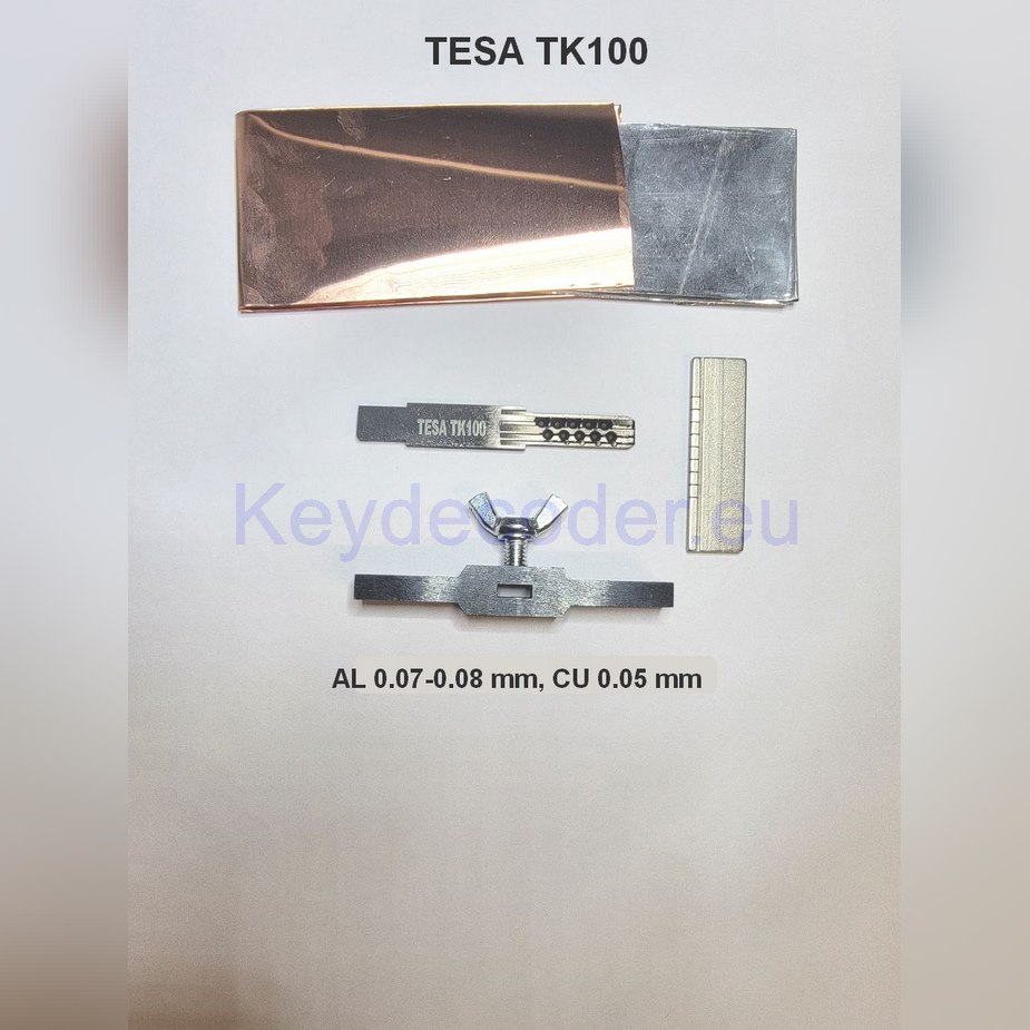 Tesa TK100 lockpick - Keydecoder